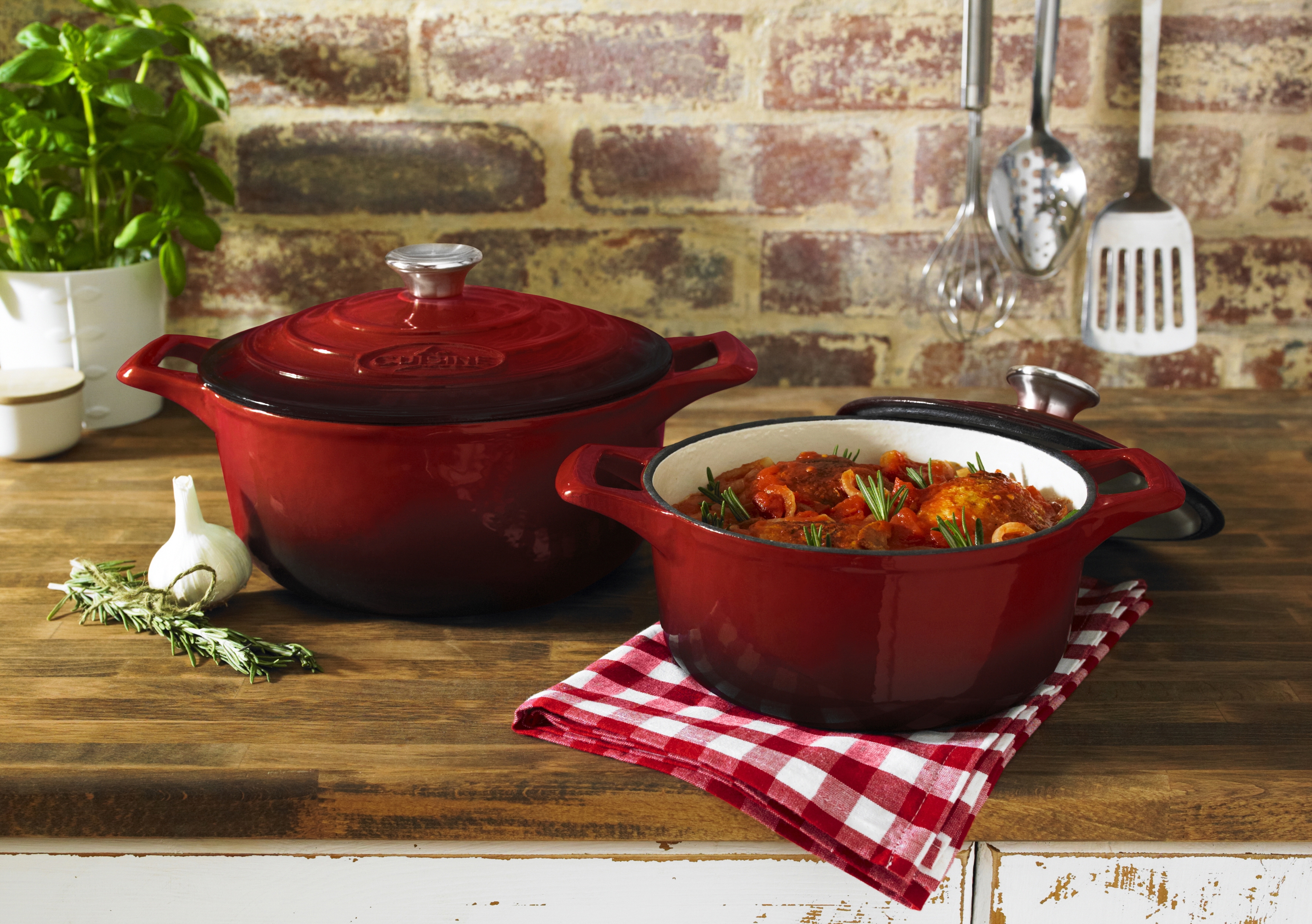 Oala de fonta emailata "LA CUISINE", Neagra, 26cm, Garantie pe viata ...