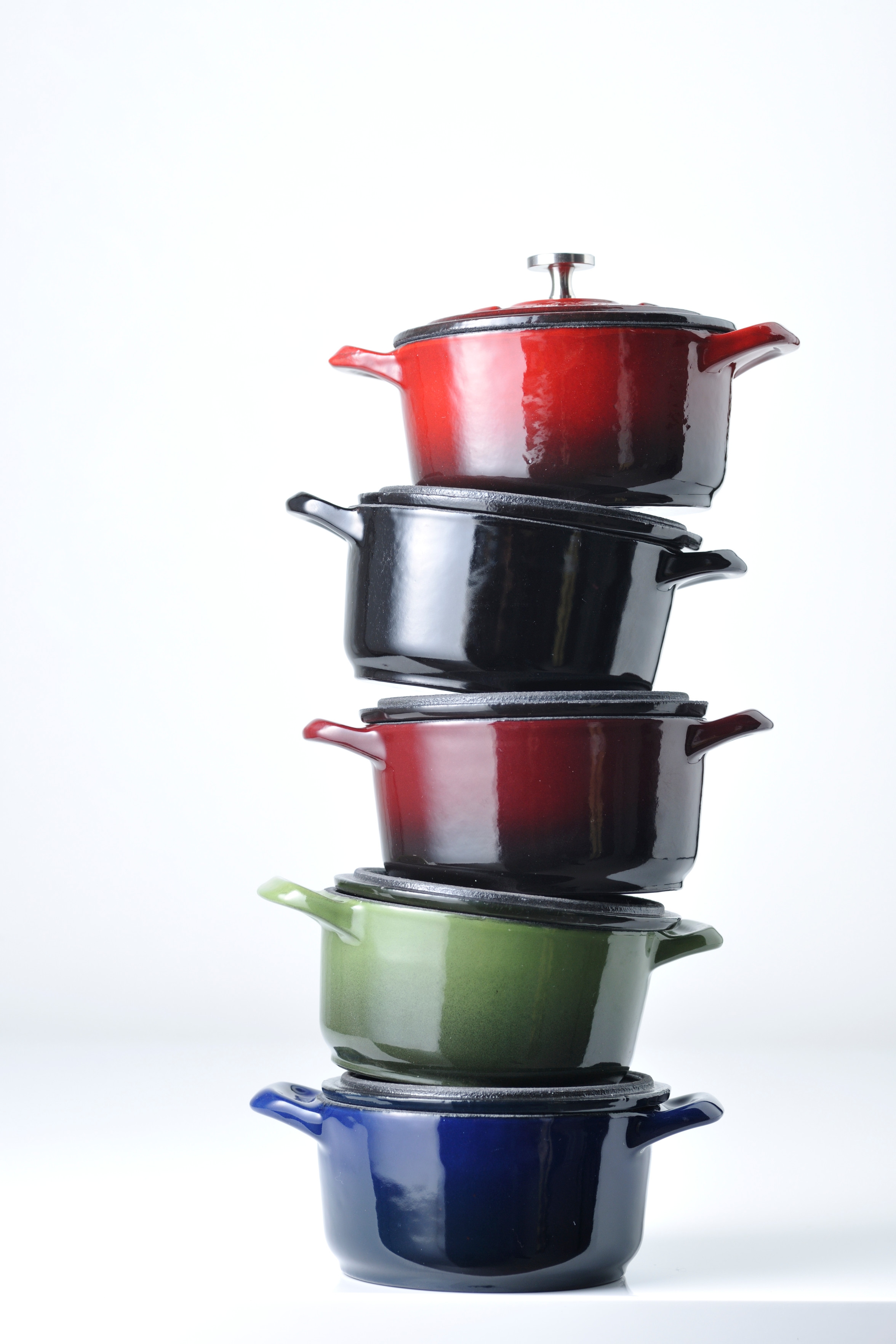 Oala de fonta emailata "LA CUISINE", Neagra, 26cm, Garantie pe viata ...