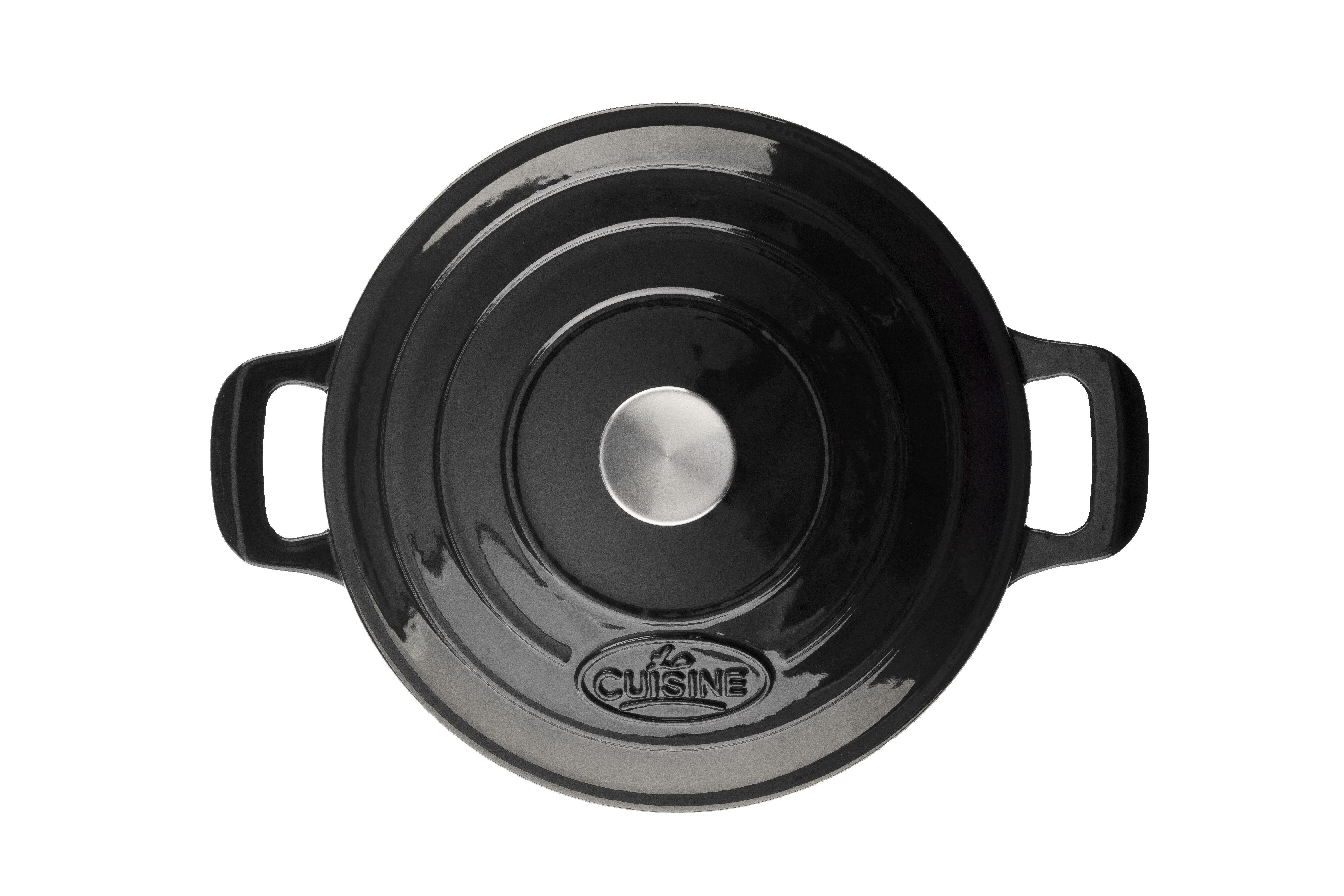 Promotie "LA CUISINE" Set Vase de Fonta Emailata: Cratita joasa Saute ...