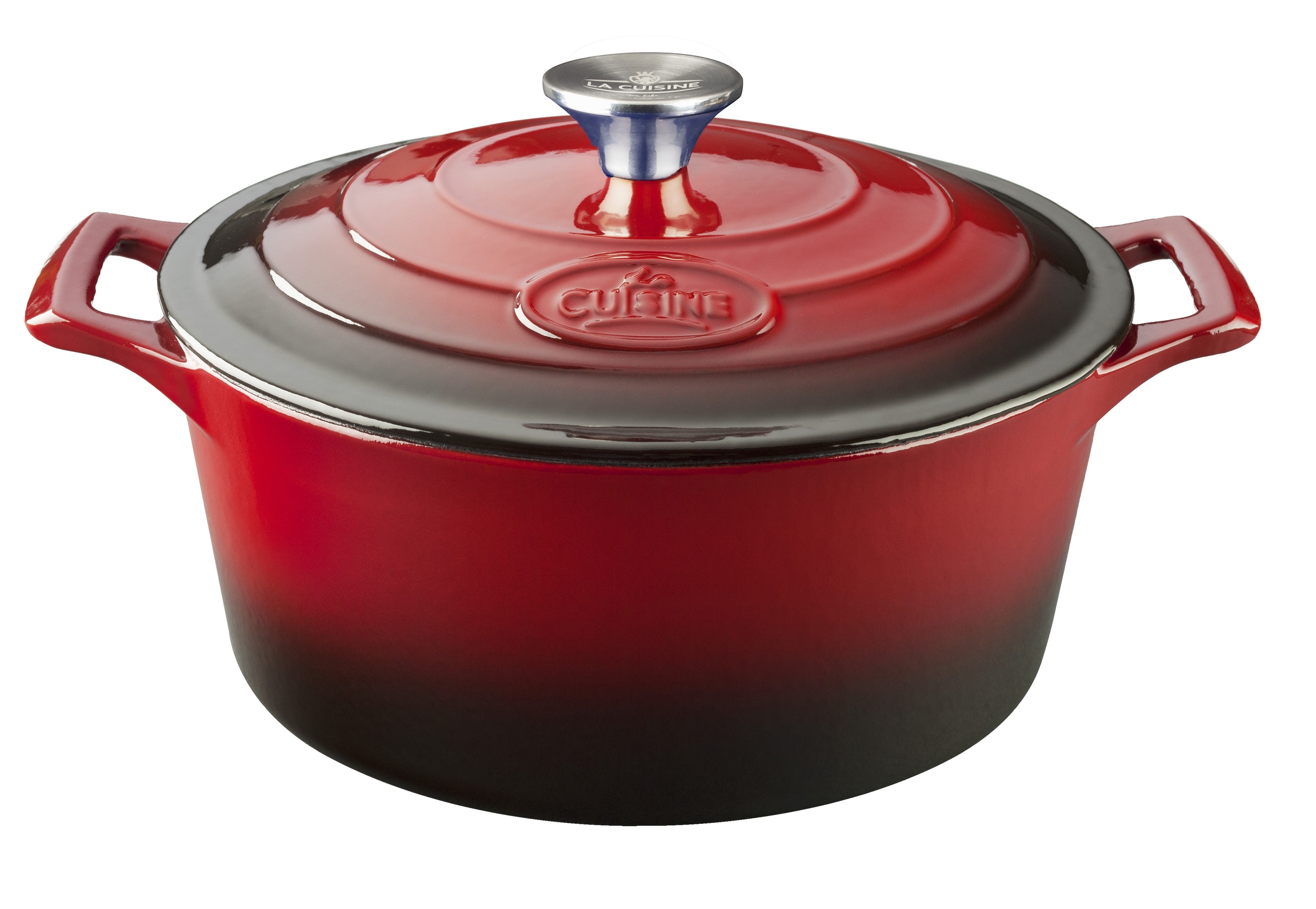 Oala de fonta emailata "LA CUISINE", Rosie, 26cm - ChefMania.ro