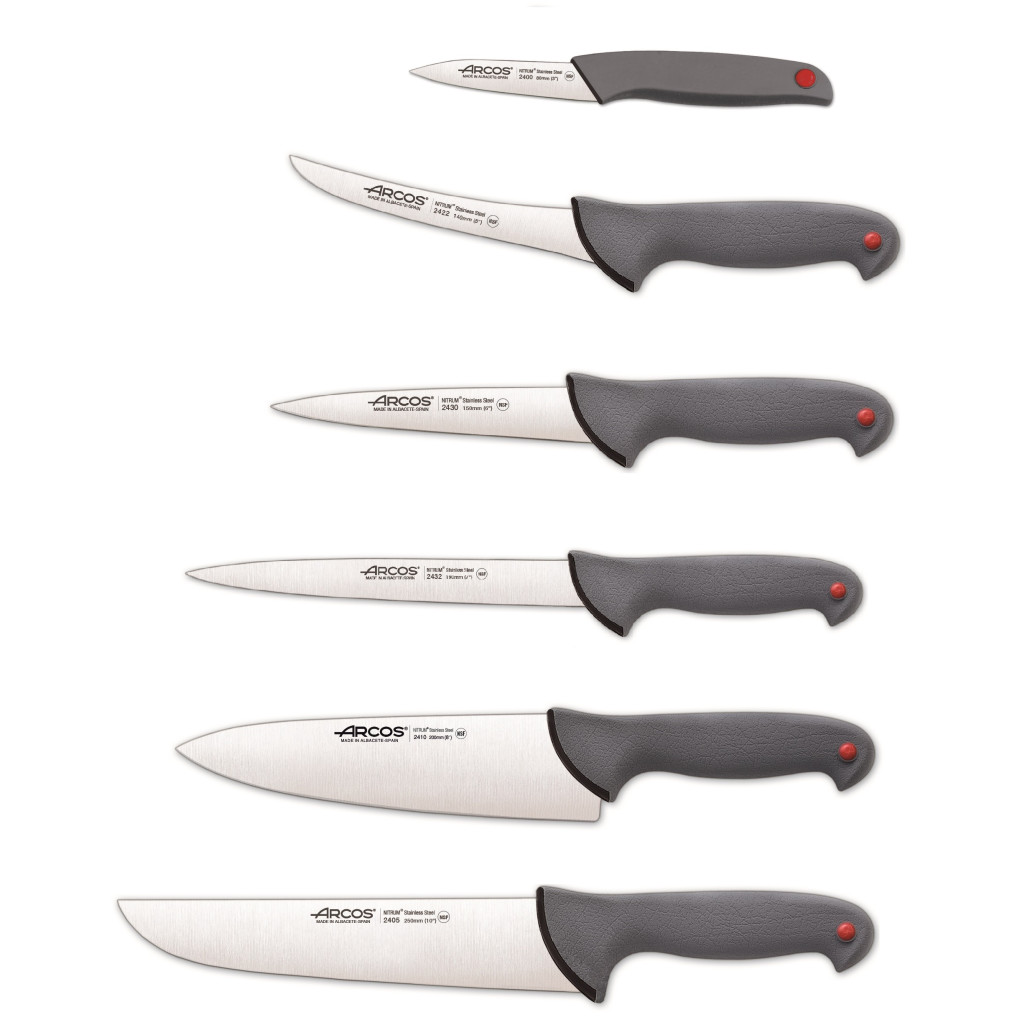 Set Macelarie, 6 Cutite Arcos Colour-Prof, 10 ANI GARANTIE: Cutitul ...