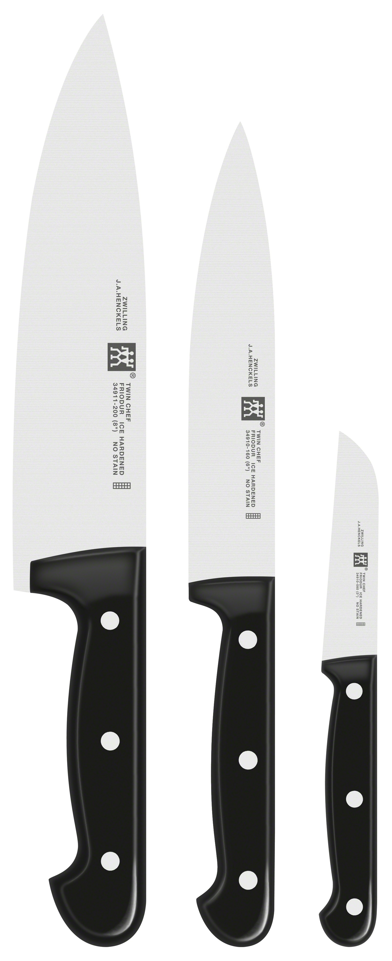 Set Cutite ZWILLING CHEF 3 piese: Cutitul Bucatarului, Cutit de Feliat ...